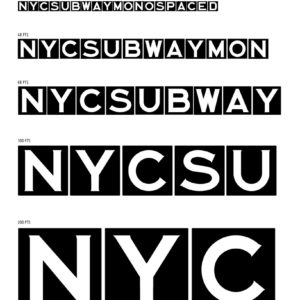 Homepage | NYC Subway Font